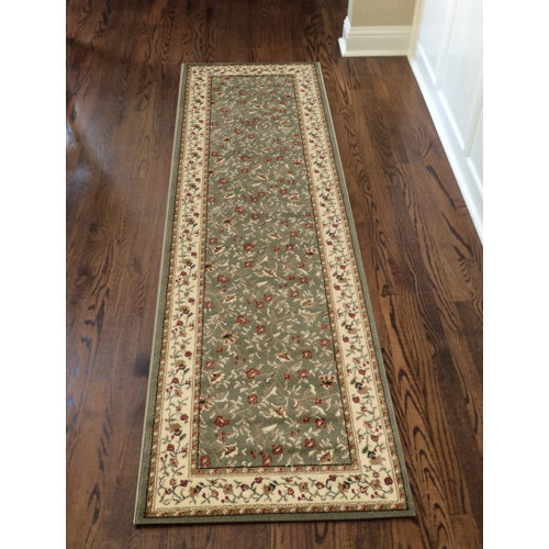 Astoria Grand Weisgerber Floral Green/Sage Area Rug & Reviews | Wayfair