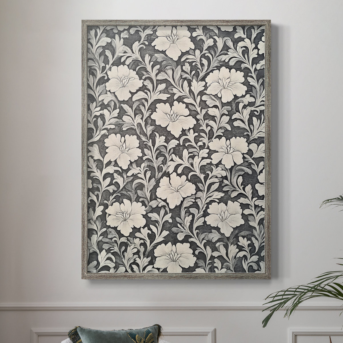 Astoria Grand WM MORRIS Series DCCXXVI Framed Print - Solid Wood | Wayfair