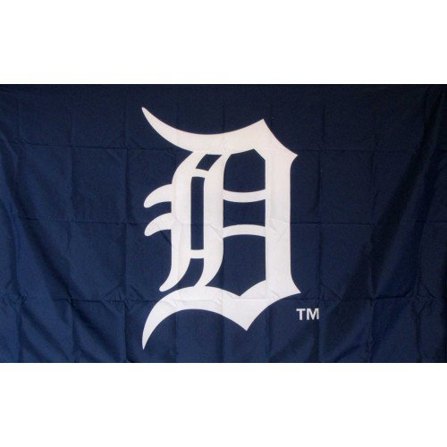 NeoPlex Drapeau de maison en polyester 36 x 60 po Puau Detroit Tigers ...