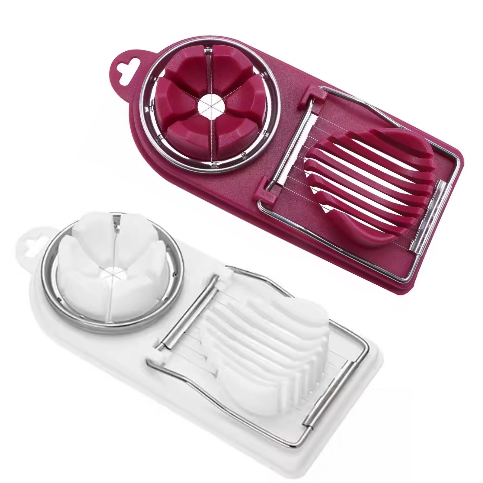 LIYONG Multifunctional Egg Slicer, Stainless Steel Egg Cutter For Home ...