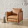 Trent Austin Design® Eamor Faux Leather Armchair with Unique Arms ...