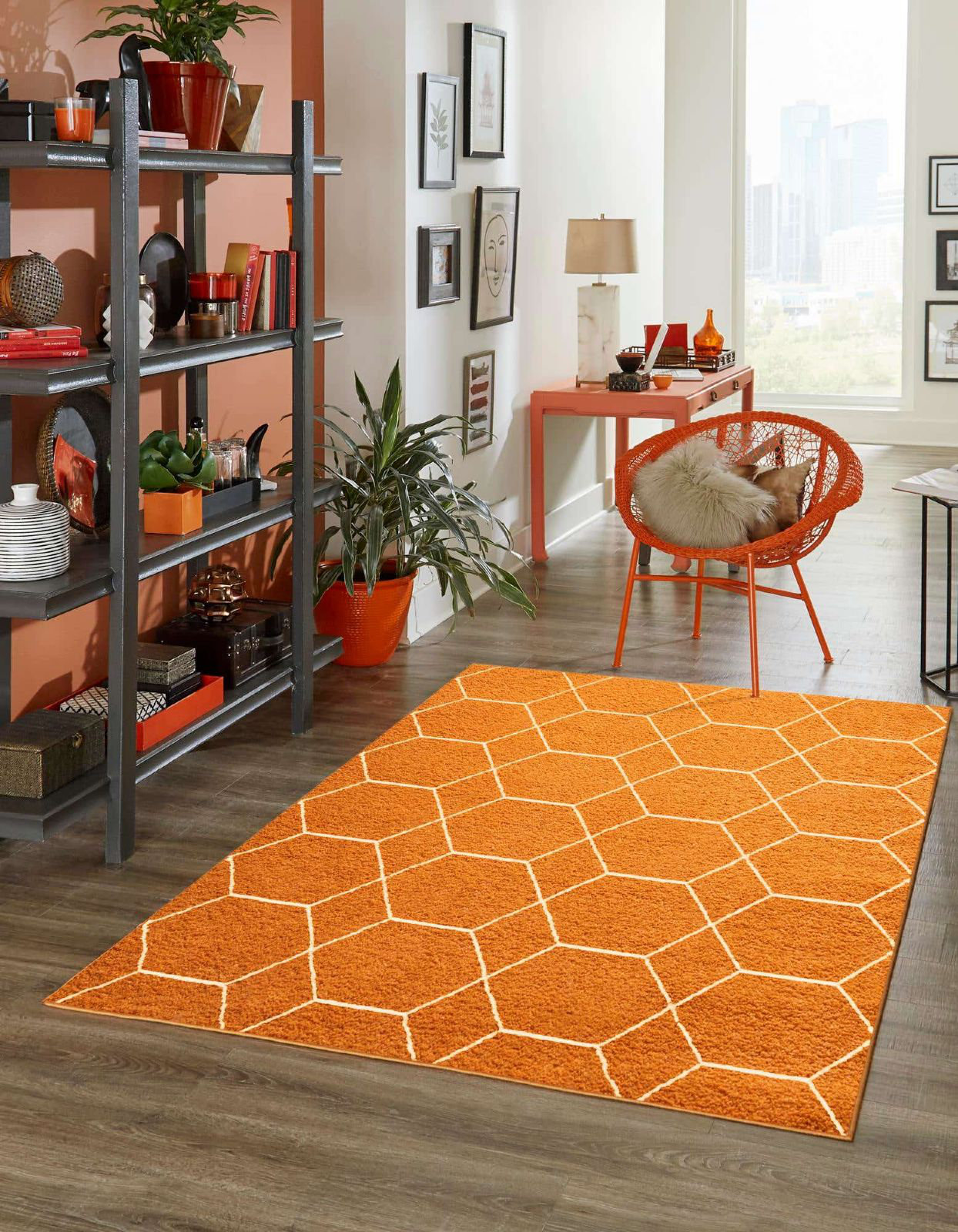 Wrought Studio Mariam Geometric Indoor Rug & Reviews | Wayfair