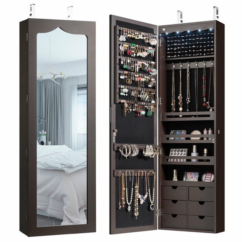 Red Barrel Studio® Anyha 14.5'' Wide Jewelry Armoire & Reviews | Wayfair