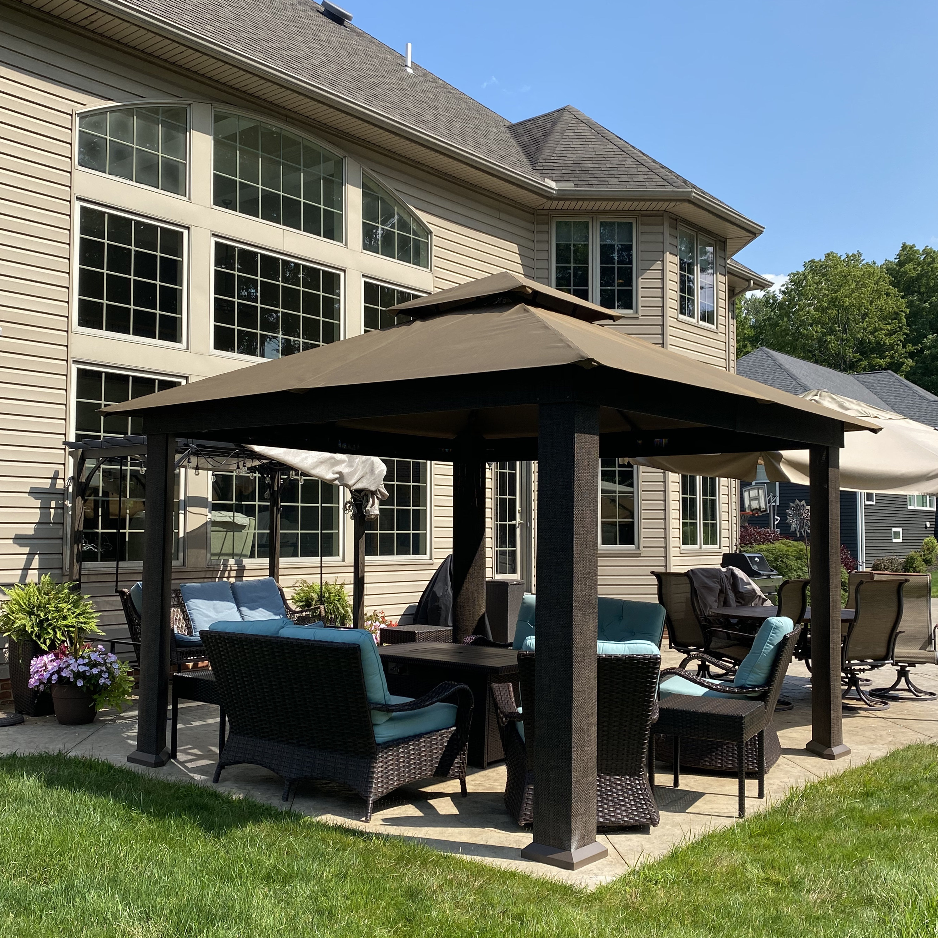 Eliteshade Aluminum Grill Gazebo & Reviews - Wayfair Canada