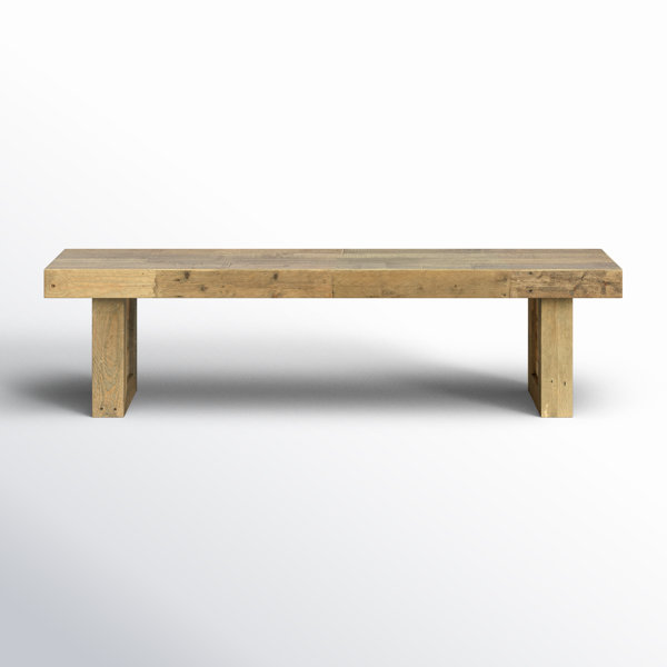 Millwood Pines Lafond Solid Wood Bench & Reviews | Wayfair