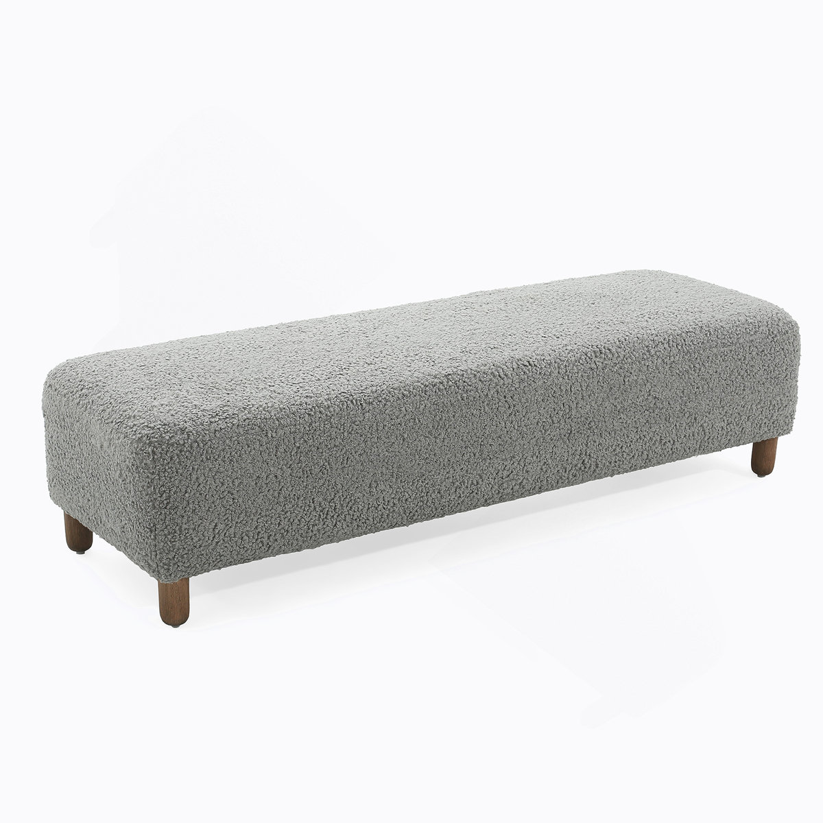 Mercer41 Comfortable Ottoman, Grey | Wayfair