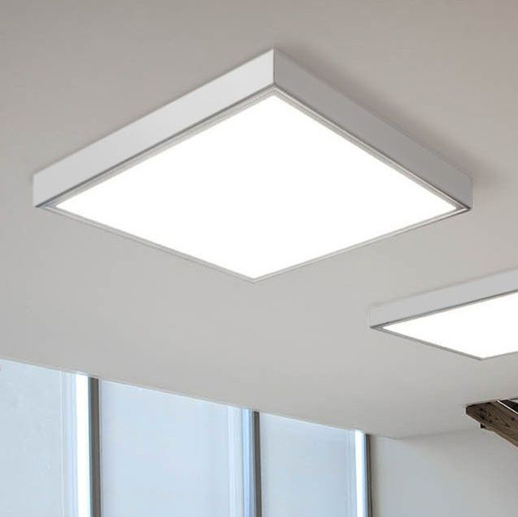 eSenLite 2 ft. x2 ft. 400W Equivalent Integrated LED White Dimmable ...