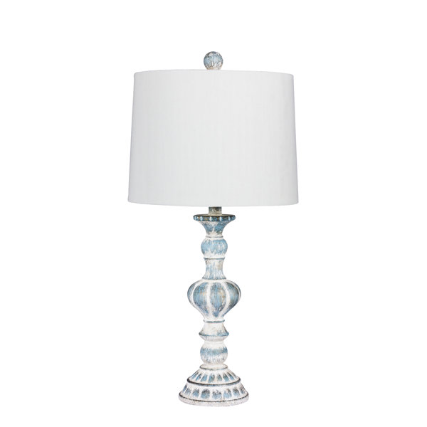 Ophelia & Co. Roxann Sculpted Candlestick 27" Table Lamp & Reviews ...