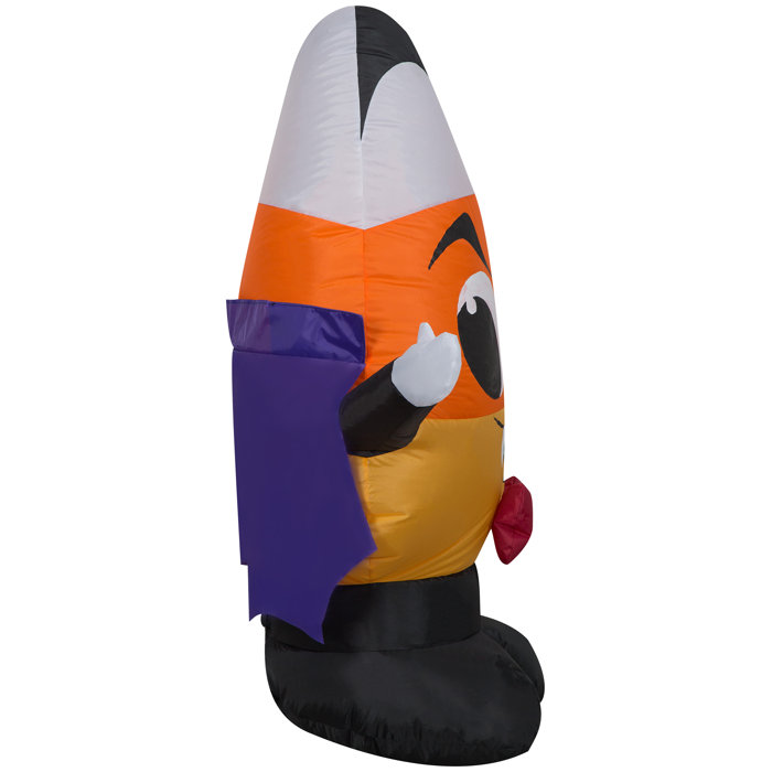Gemmy Industries Candy Corn Vampire Inflatable | Wayfair