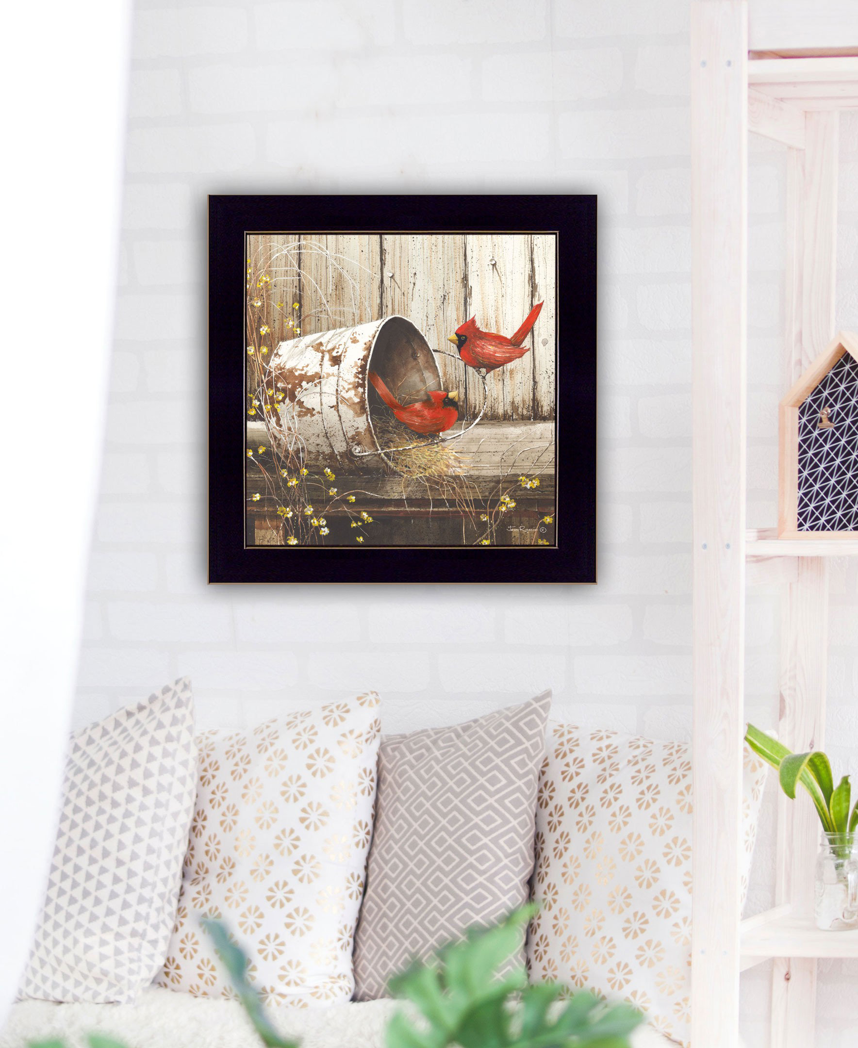 The Holiday Aisle® Playing Around 2 Black Framed Print Wall Art | Wayfair