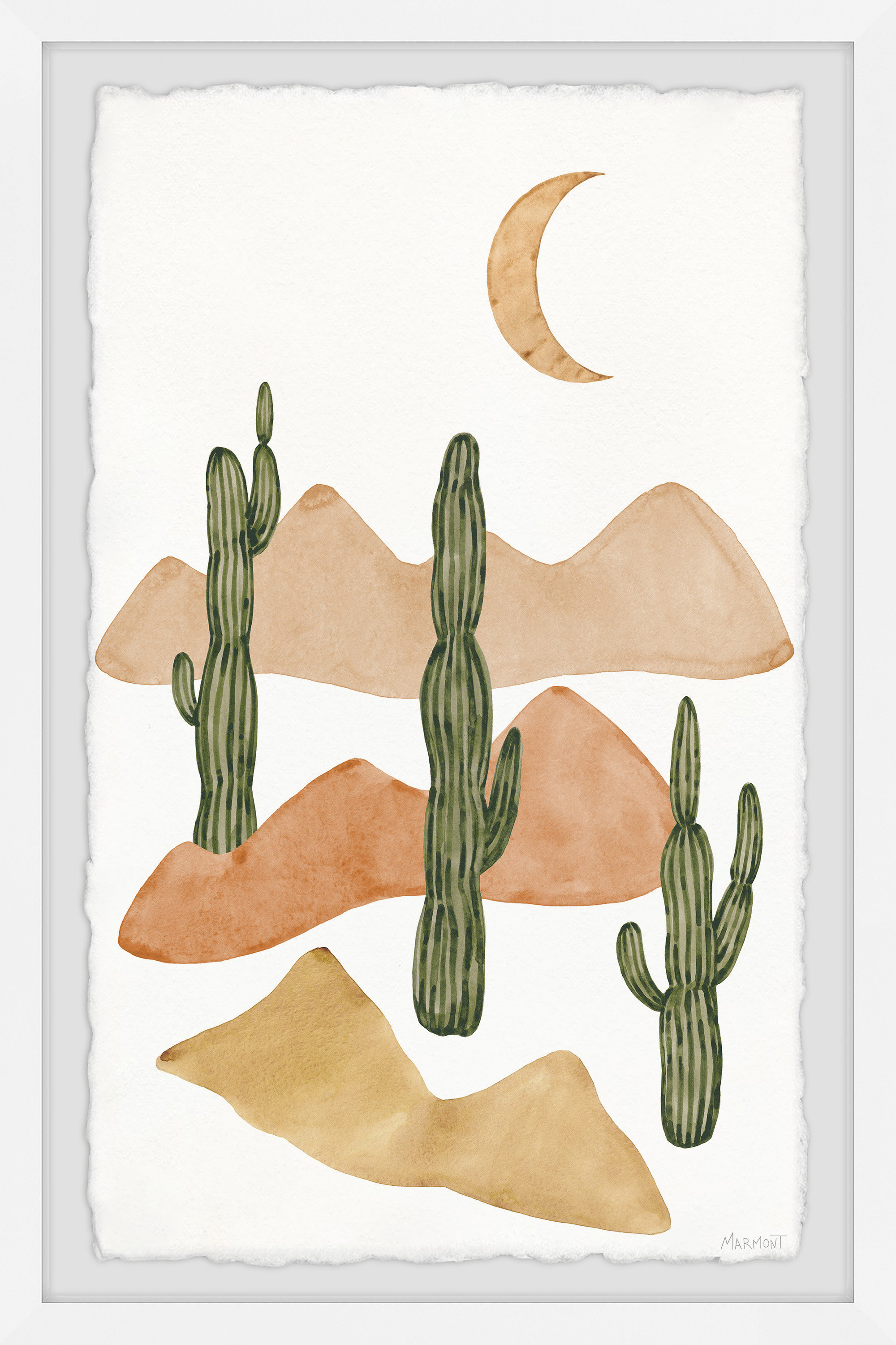 Natur Pur Wild Cactus - Picture Frame Painting | Wayfair.ie