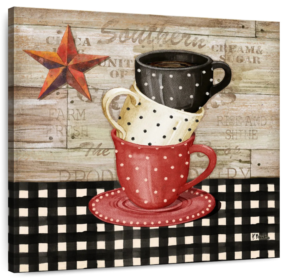 Elephant Stock Farmhouse Coffee Cups I | Wayfair