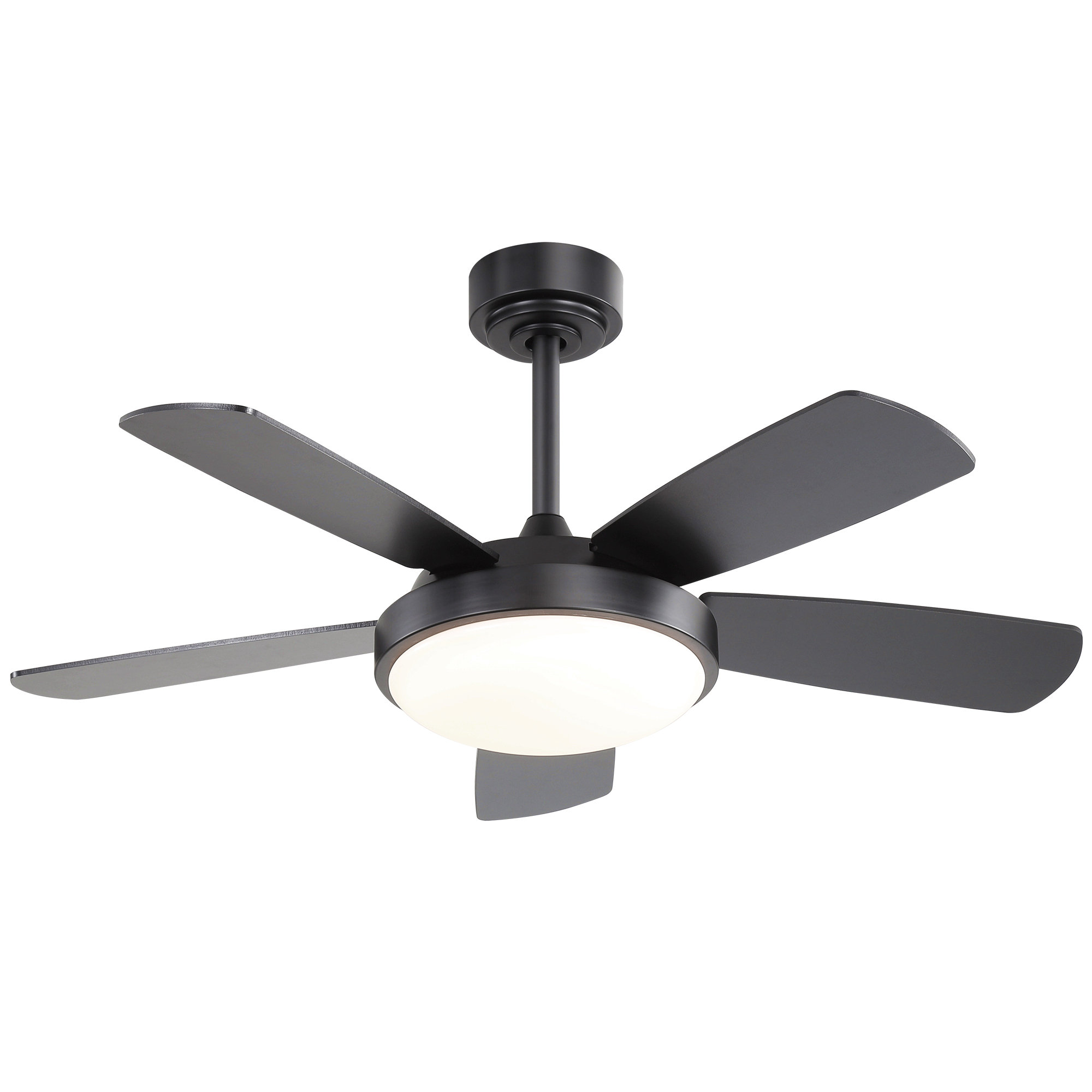 George Oliver 42 Inch Ceiling Fan With 22W Led Light And Remote Control ...