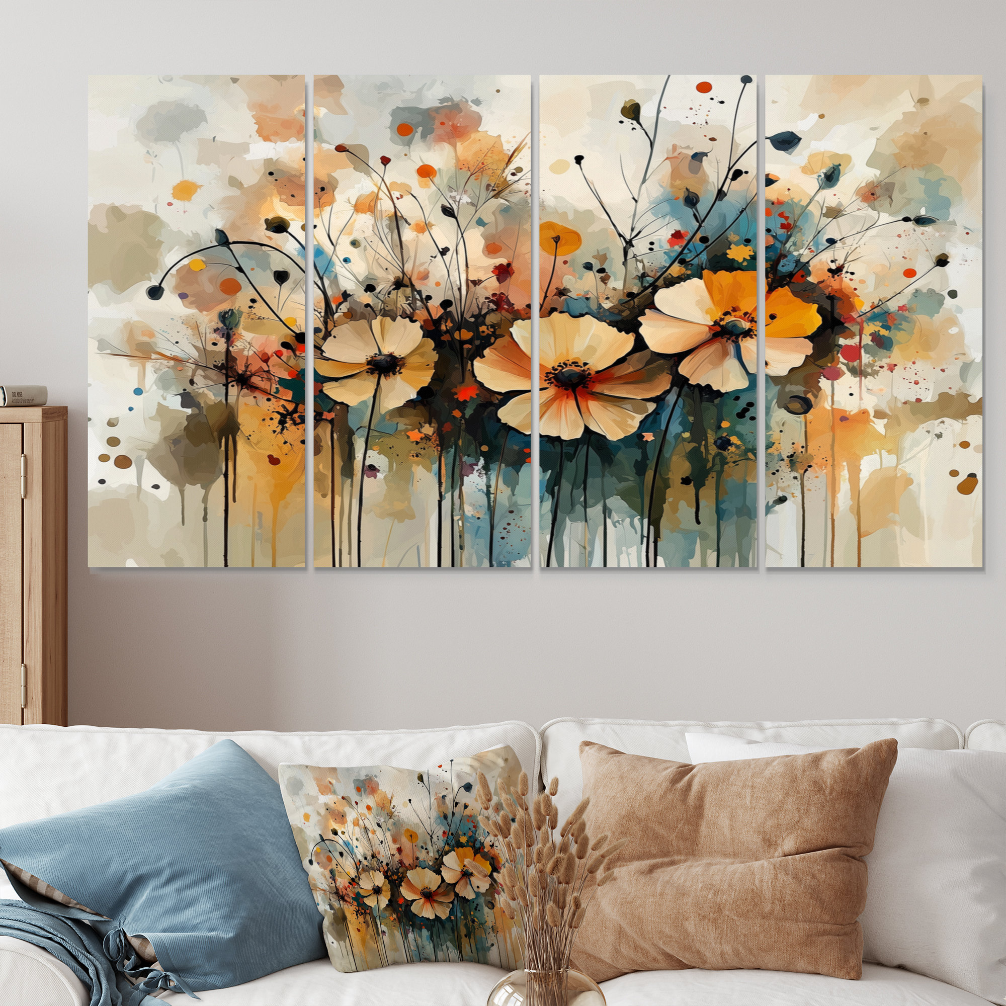 Red Barrel Studio® Wildflowers Blooming Abstract Symphony I ...