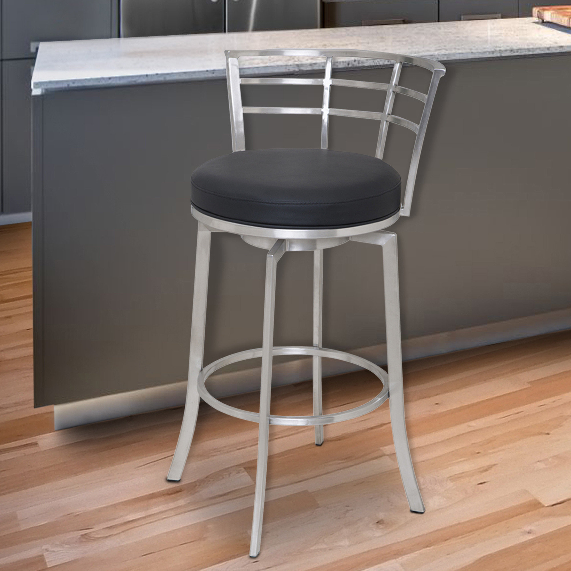 sed98 Upholstered 35'' Counter Extra Tall Stool | Wayfair