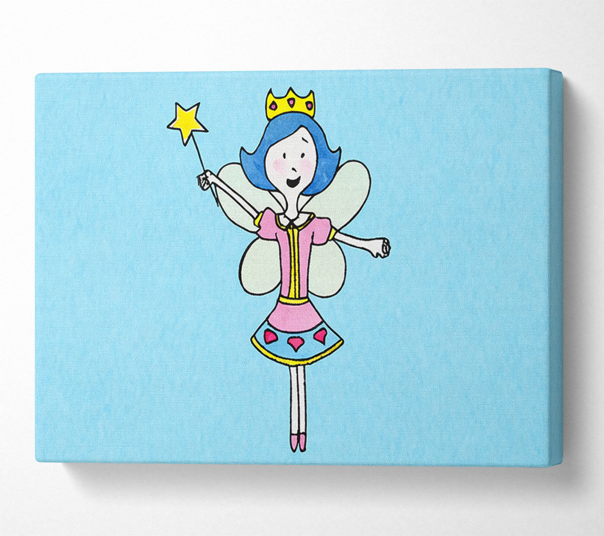 Harriet Bee Fairy Princess Baby Blue - Wrapped Canvas Art Prints ...