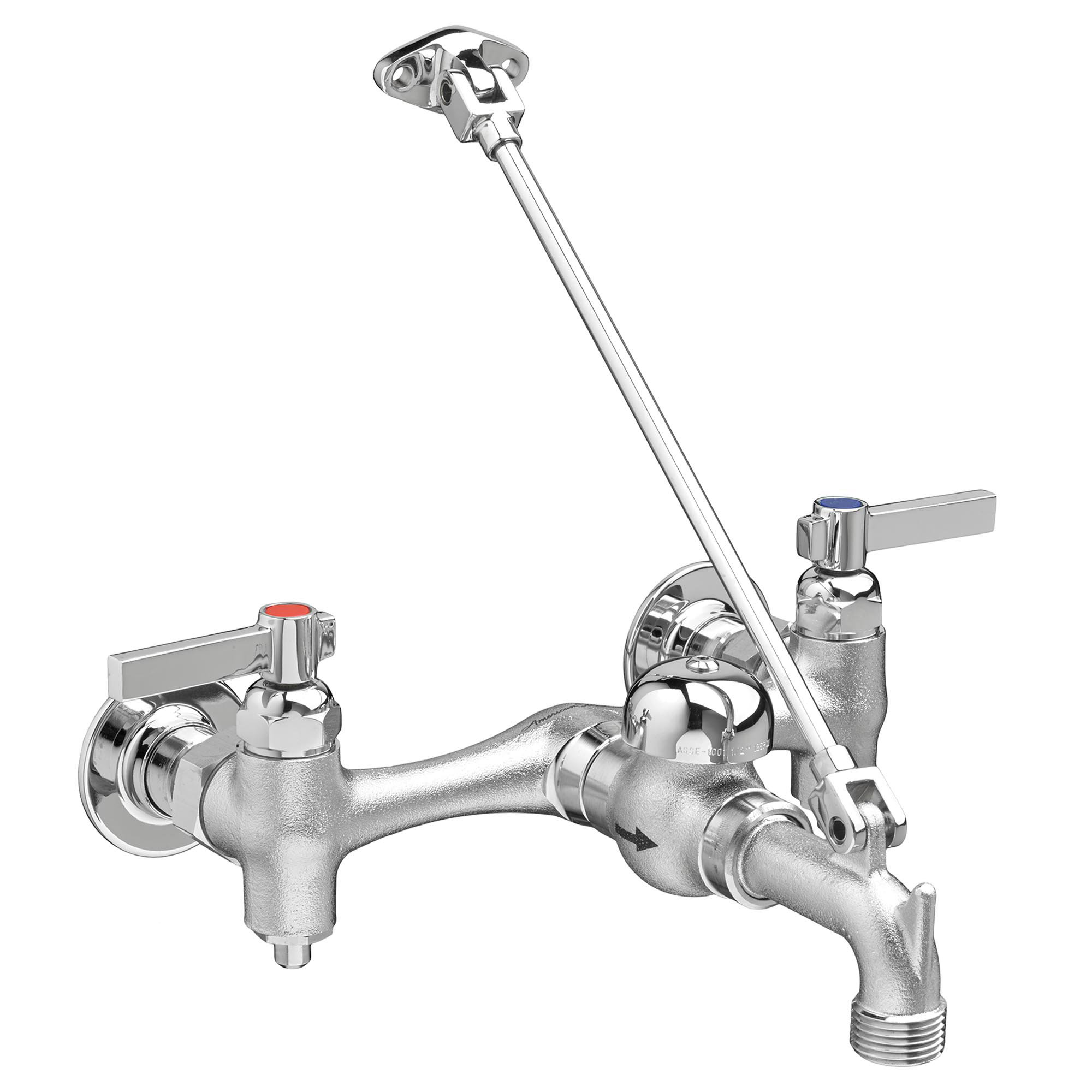 American Standard Service Wall-Mount Laundry Faucet with Top Brace ...