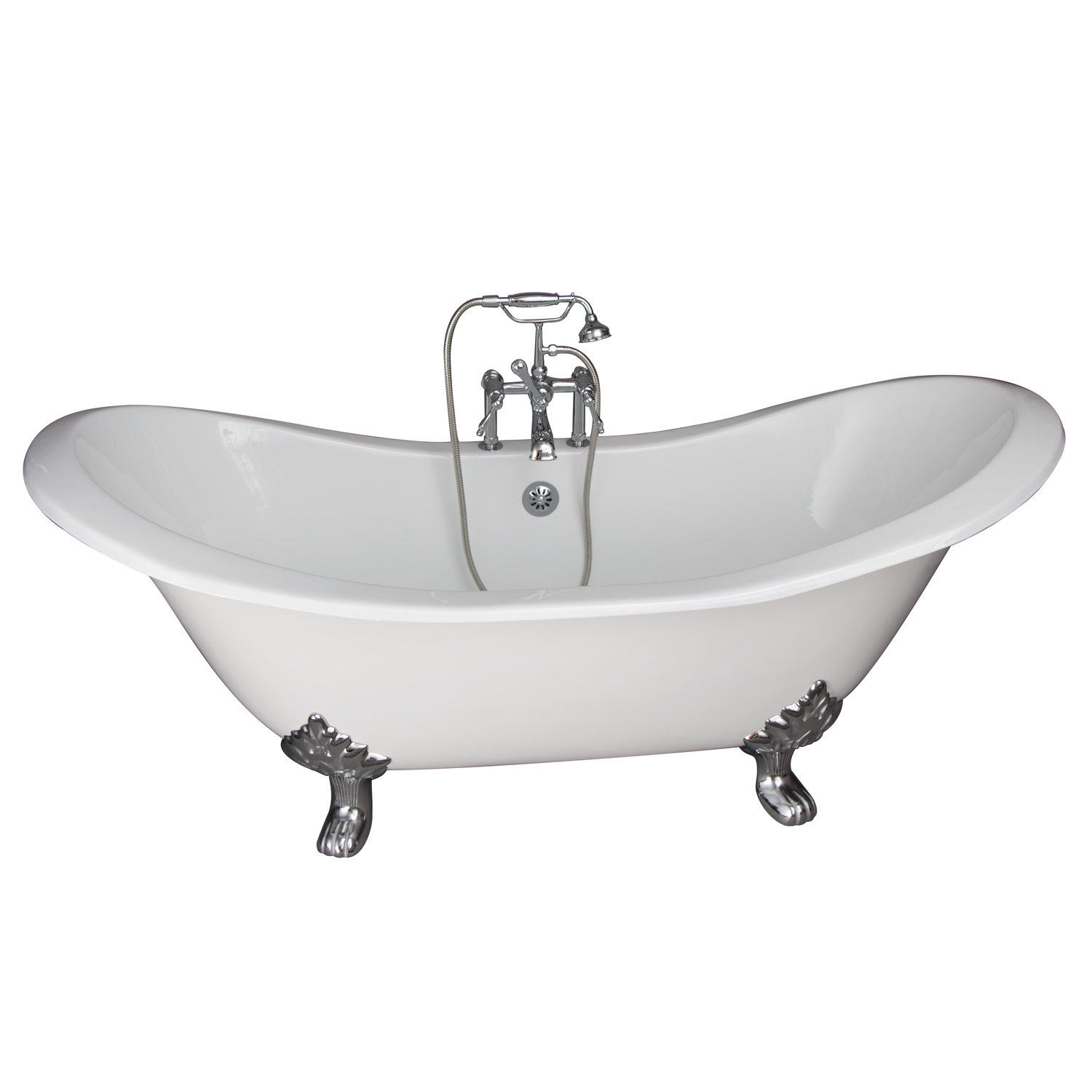 Barclay 72" x 30" Freestanding Soaking Cast Iron Bathtub | Wayfair