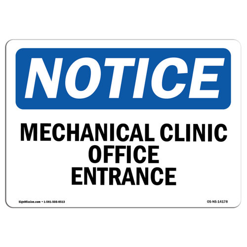 SignMission Medical Clinic Office Entrance Sign | Wayfair