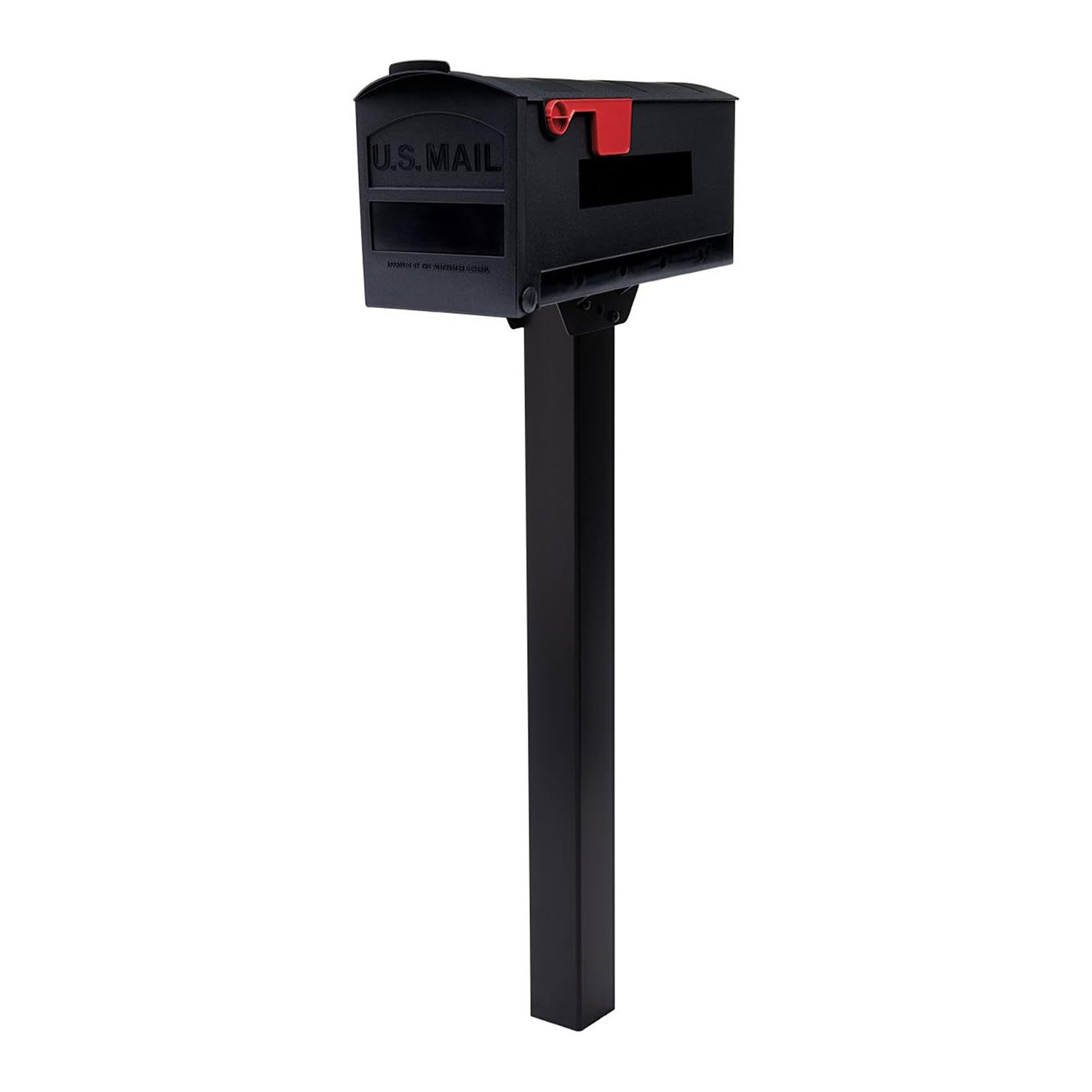 JASODI Plastic Post Mount Mailbox, Compatibility Code E, Medium ...