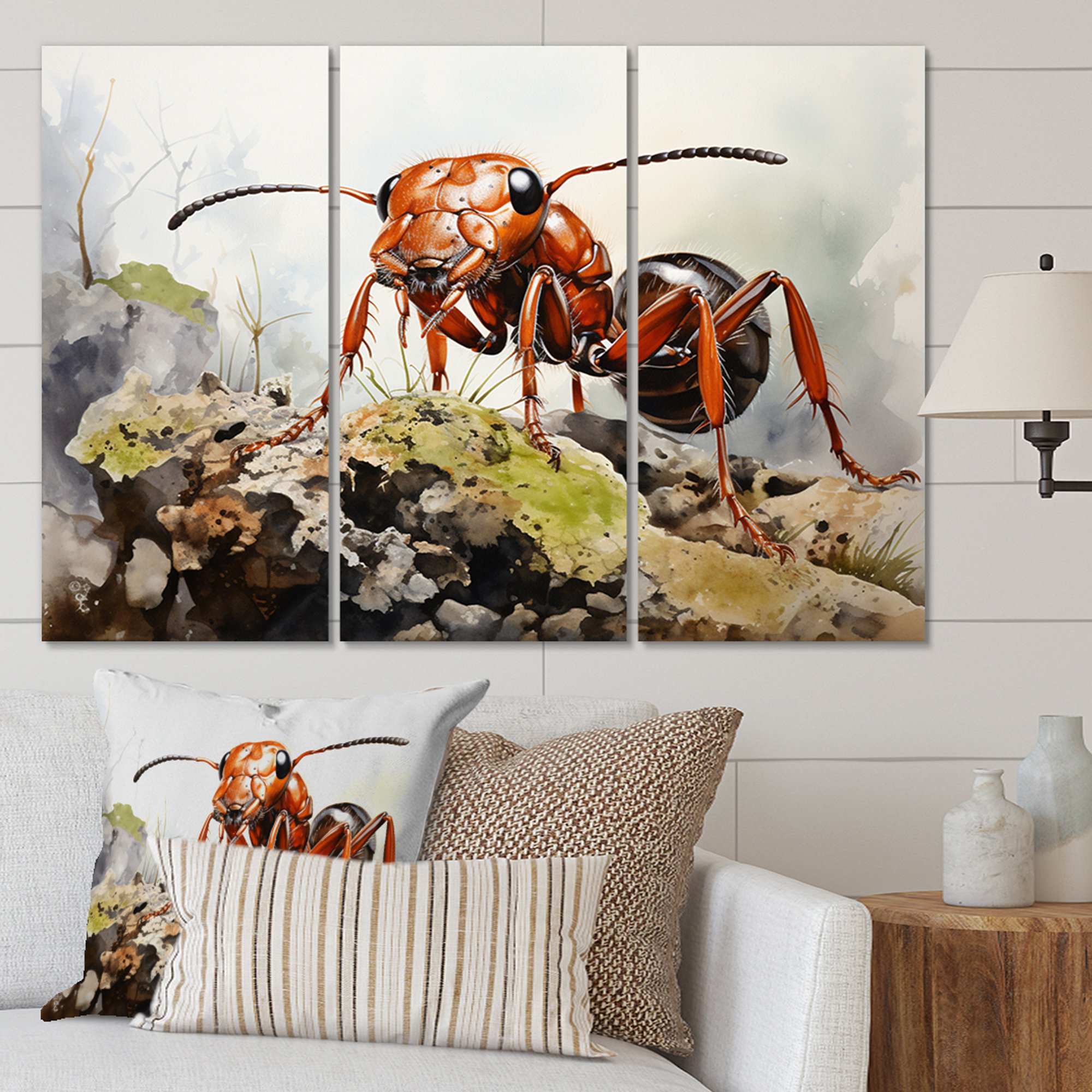Winston Porter Ant Industrious III - Animals Metal Wall Art Prints Set ...