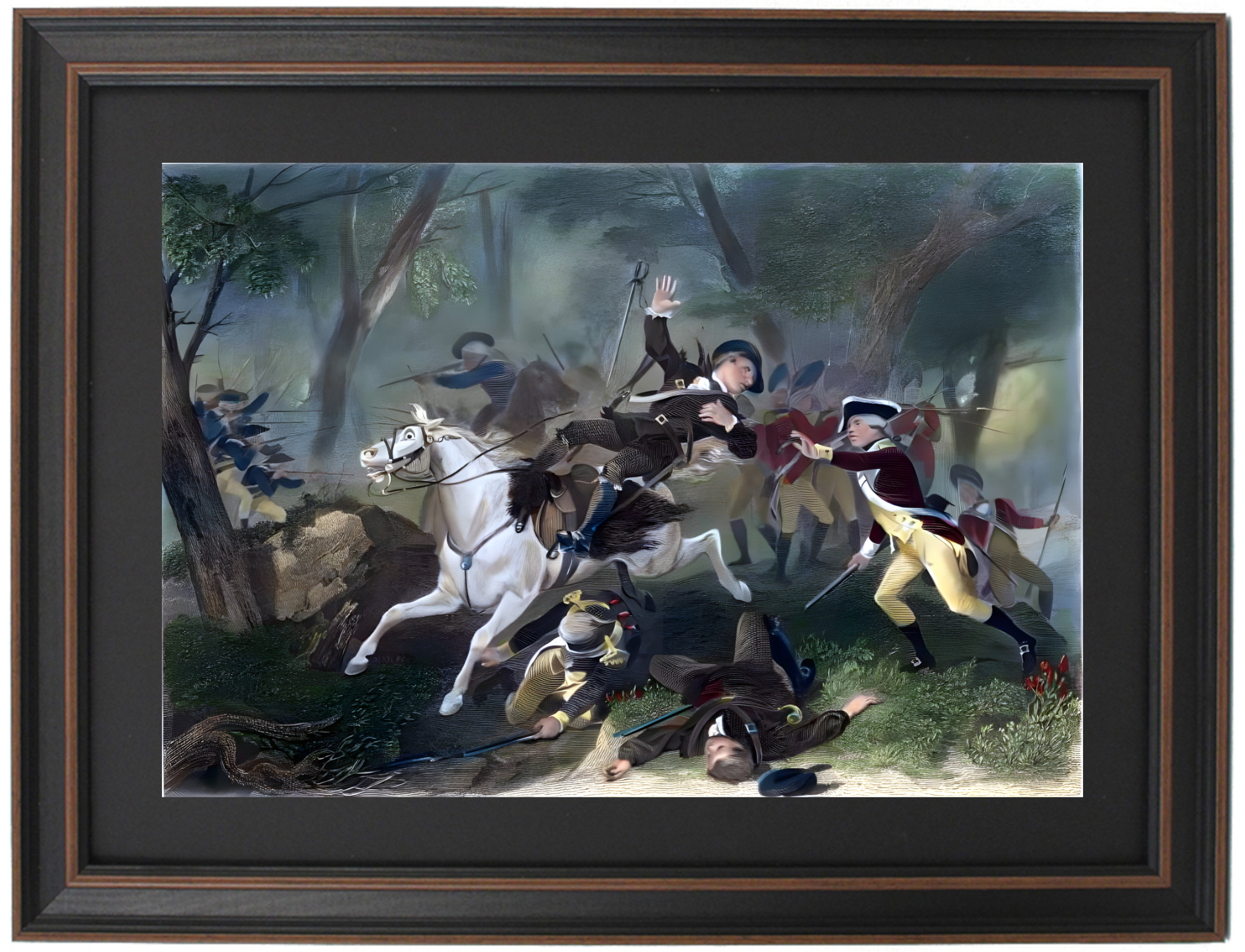 Canora Grey Framed The Death Of Patrick Ferguson At The Battle Of Kings ...