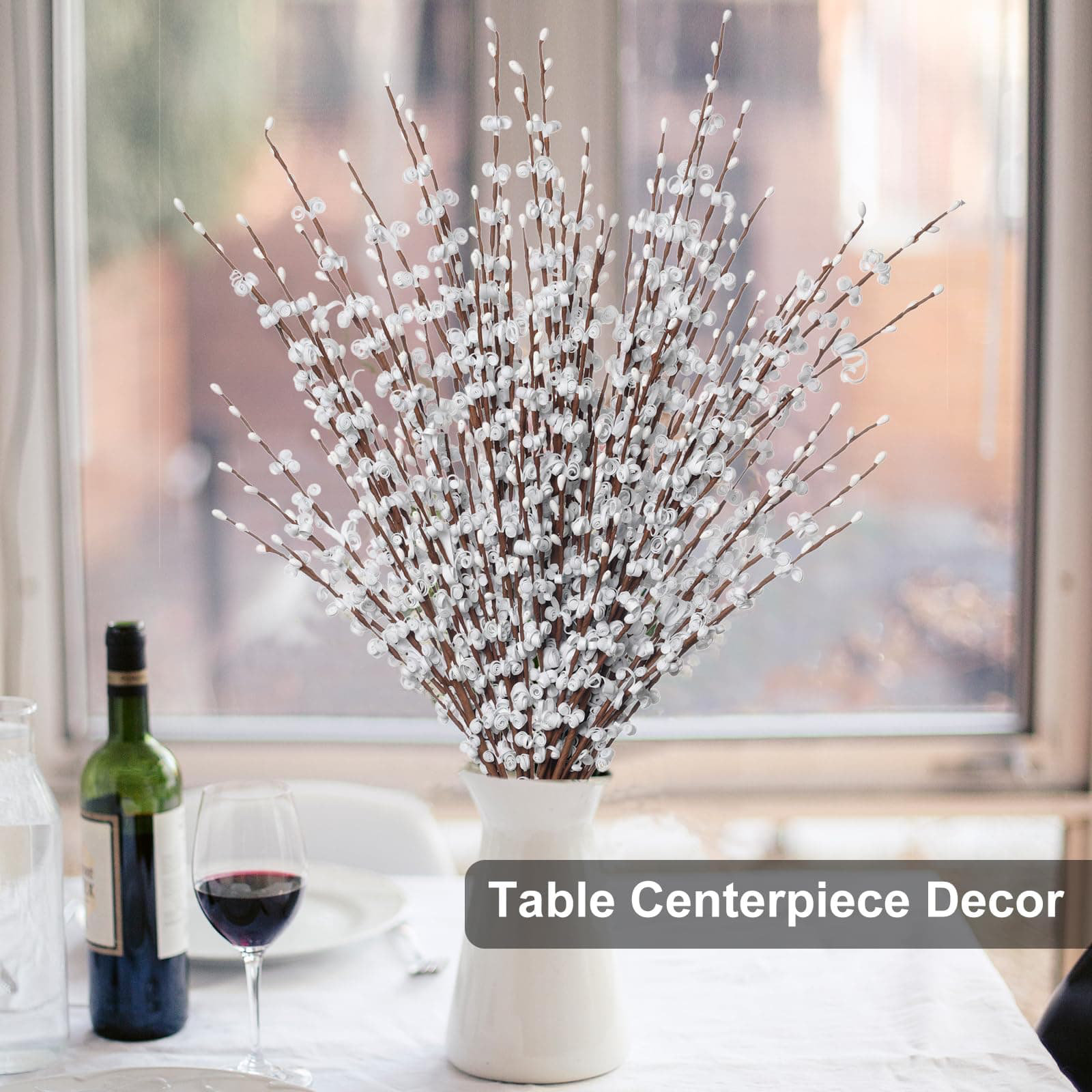 Primrue 5 Pcs Jasmine Artificial Flowers for Wedding, Home, Office, DIY ...