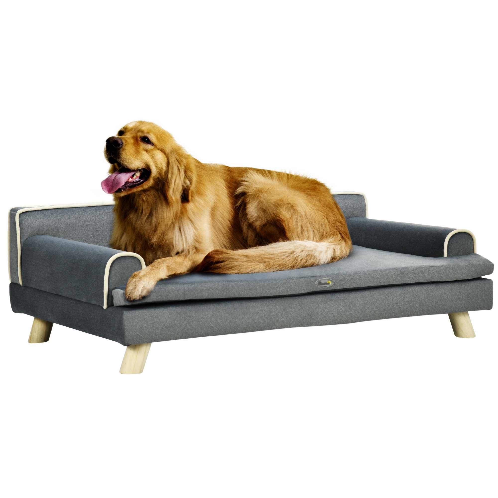 Tucker Murphy Pet™ Pawhut Soft Foam Large Dog Couch | Wayfair
