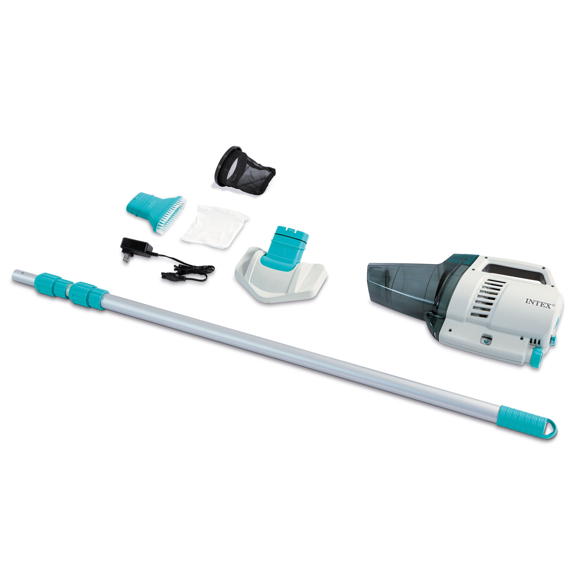 Intex ZR200 Rechargeable Cordless Telescoping Pool Vacuum & Reviews ...