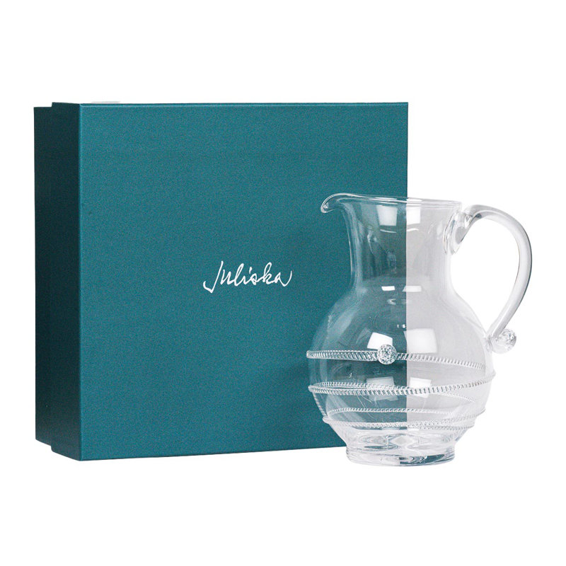 Juliska Amalia Glass Round Pitcher | Wayfair