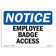 SignMission Employee Badge Access Sign | Wayfair