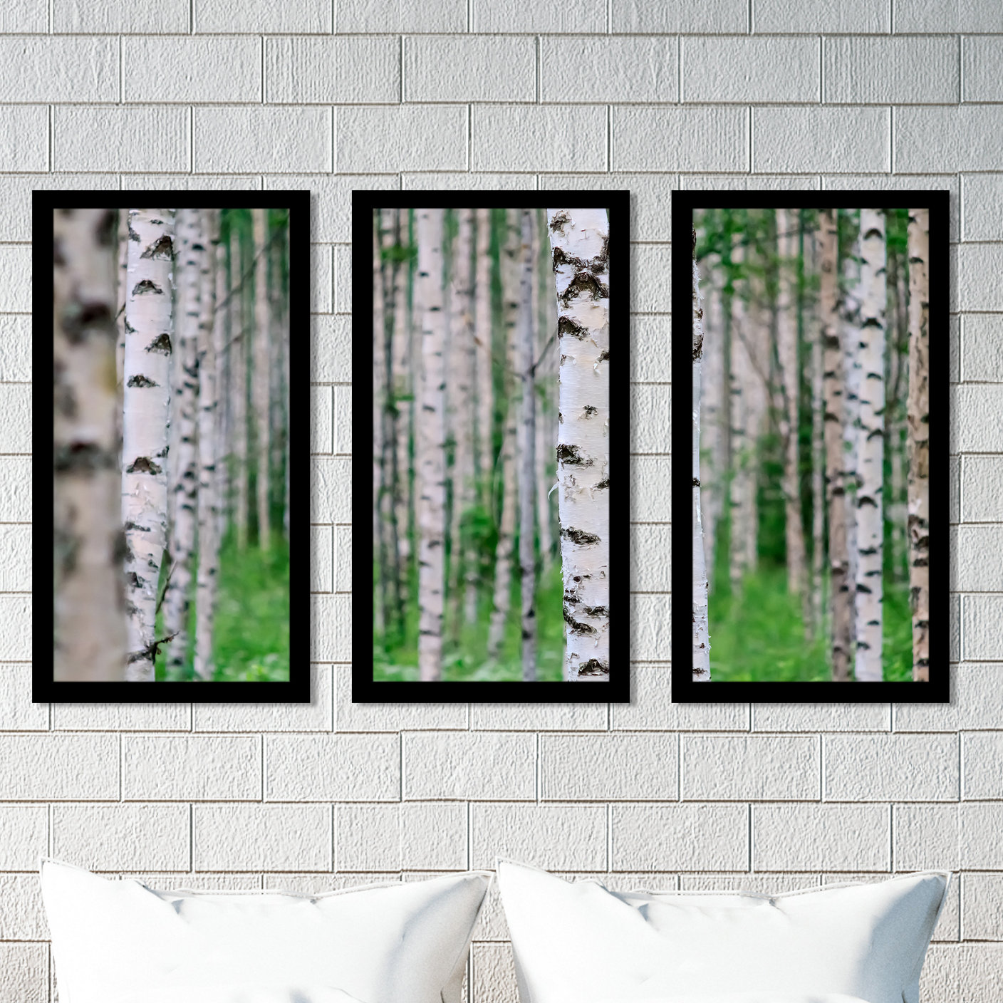 Picture Perfect International Birch Wood, Finland - 3 Piece Picture ...