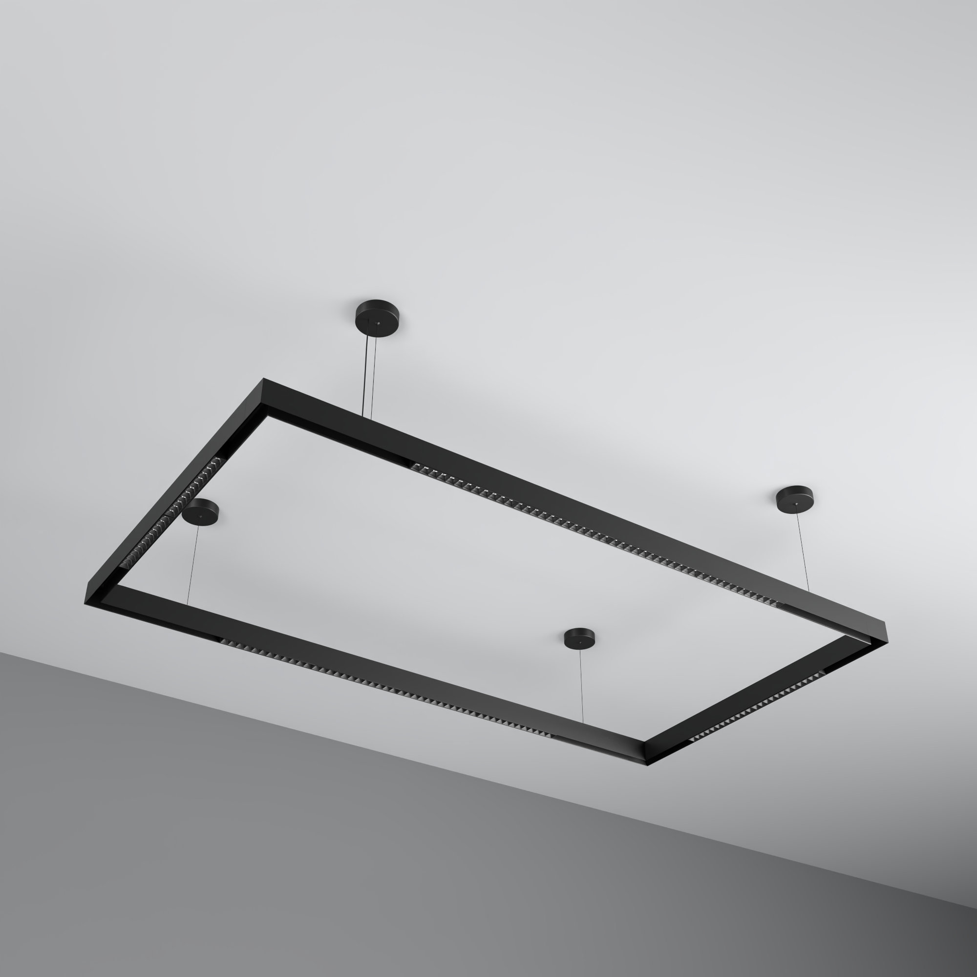 LED Lights Direct 12 - Light Rectangle LED Pendant | Wayfair