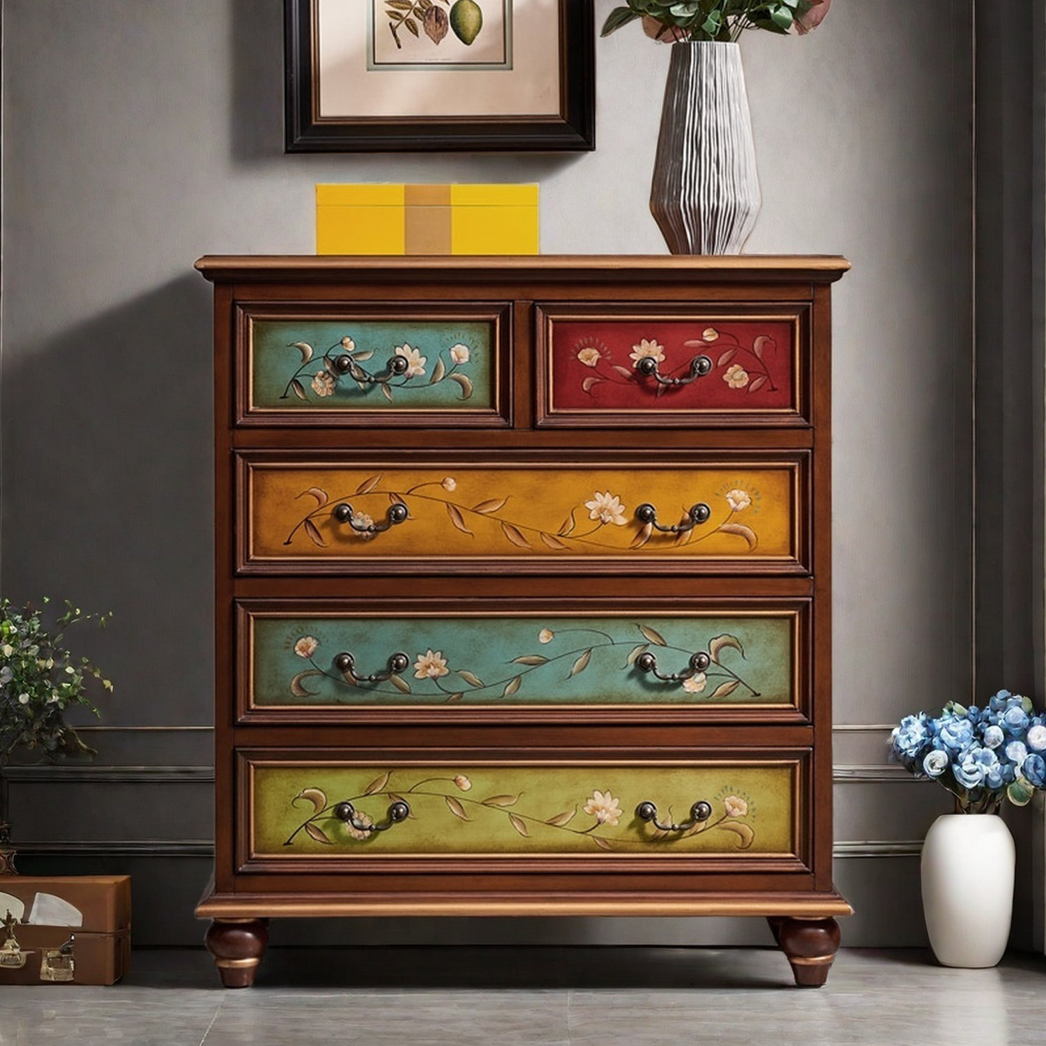 Vivid Space Creation Table de chevet Commode - Wayfair Canada