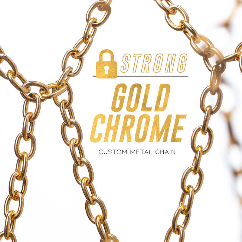 Franklin Sports Mini Basketball Hoop - Premium Gold Chrome Wall Mounted ...