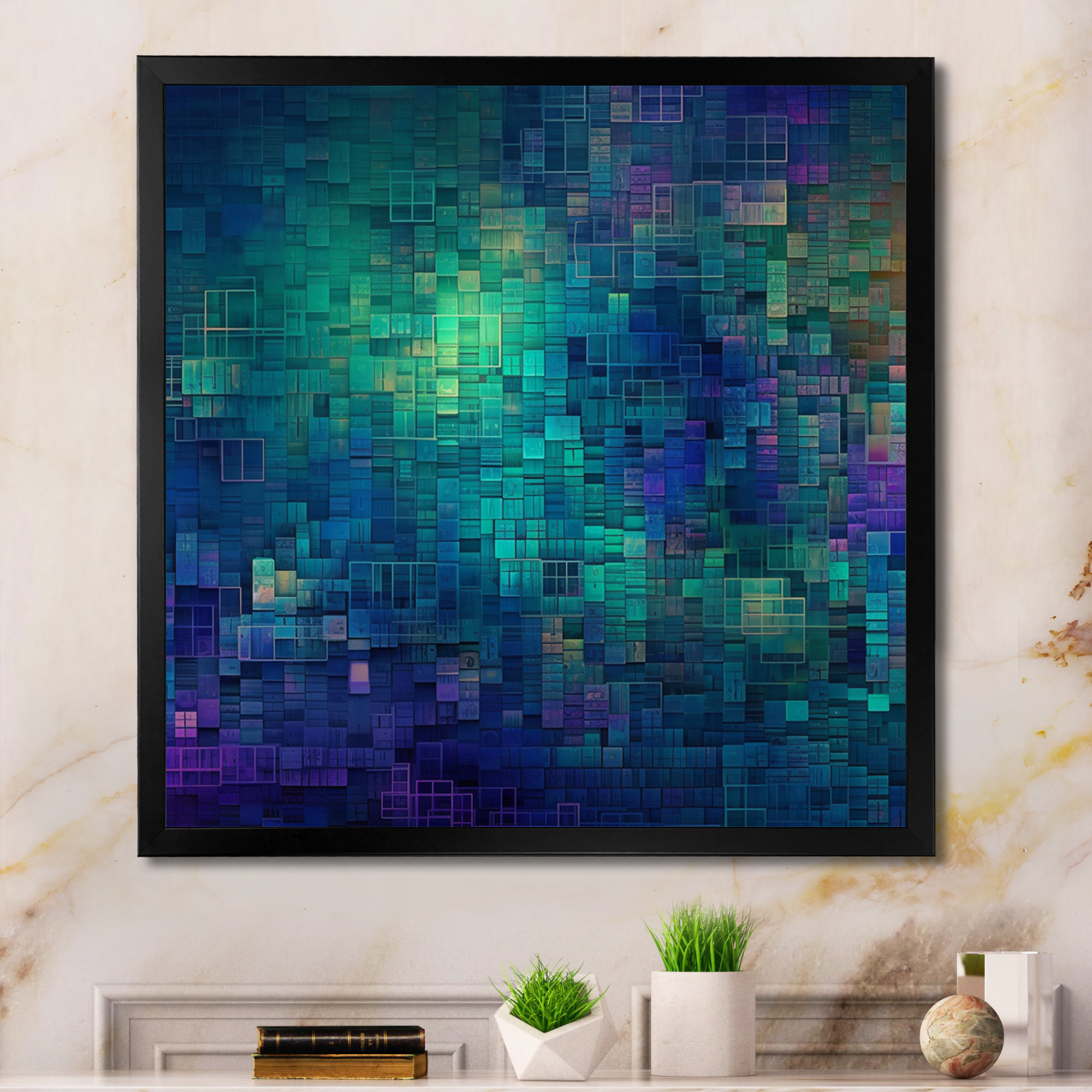 Ivy Bronx Matrix II - Surrealism landscape Wall Art Living Room ...