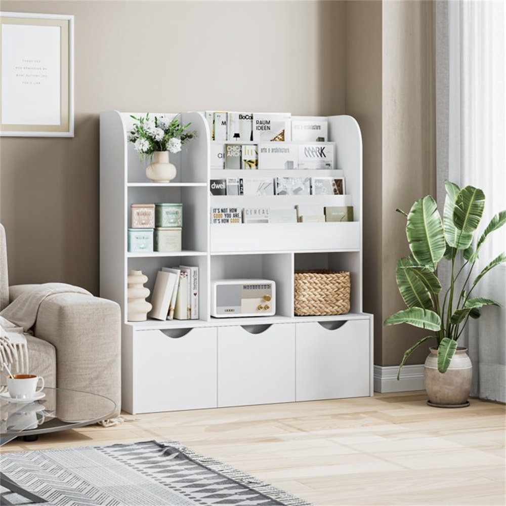 Latitude Run® Gerrick Storage Bookcase | Wayfair