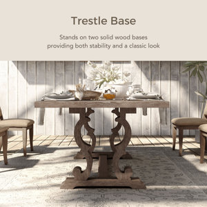 Birch Lane™ Chianti Trestle Dining Table & Reviews | Birch Lane