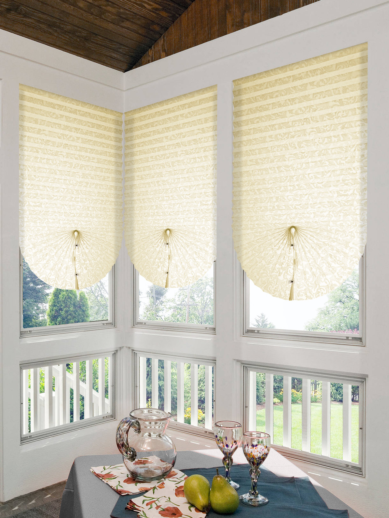 Wrought Studio™ No Tools Cordless Original Embossed Light Filtering ...