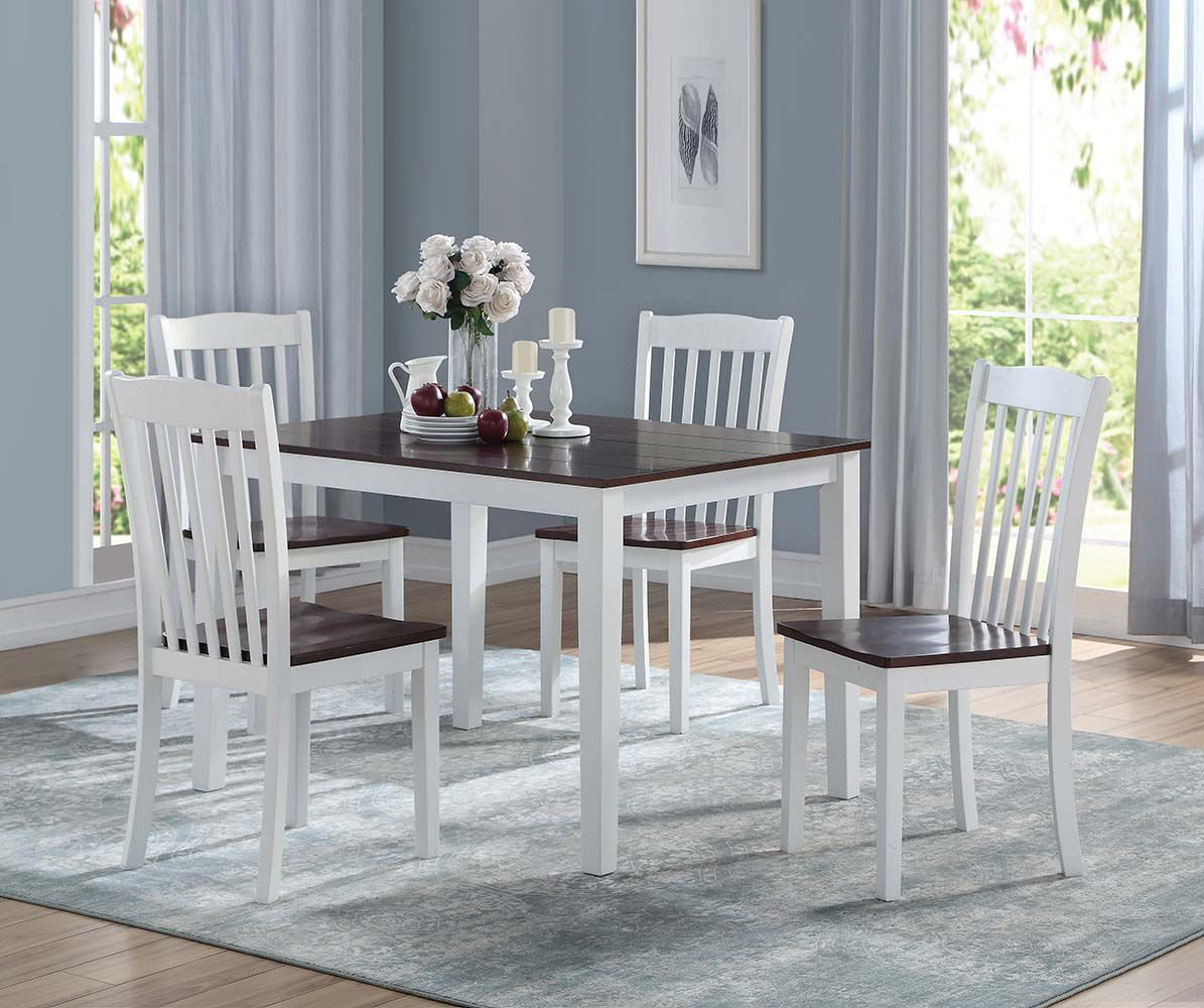 DAE 5-Piece Dining Set With 48"X36" Wood Table And 4 Chairs | Wayfair