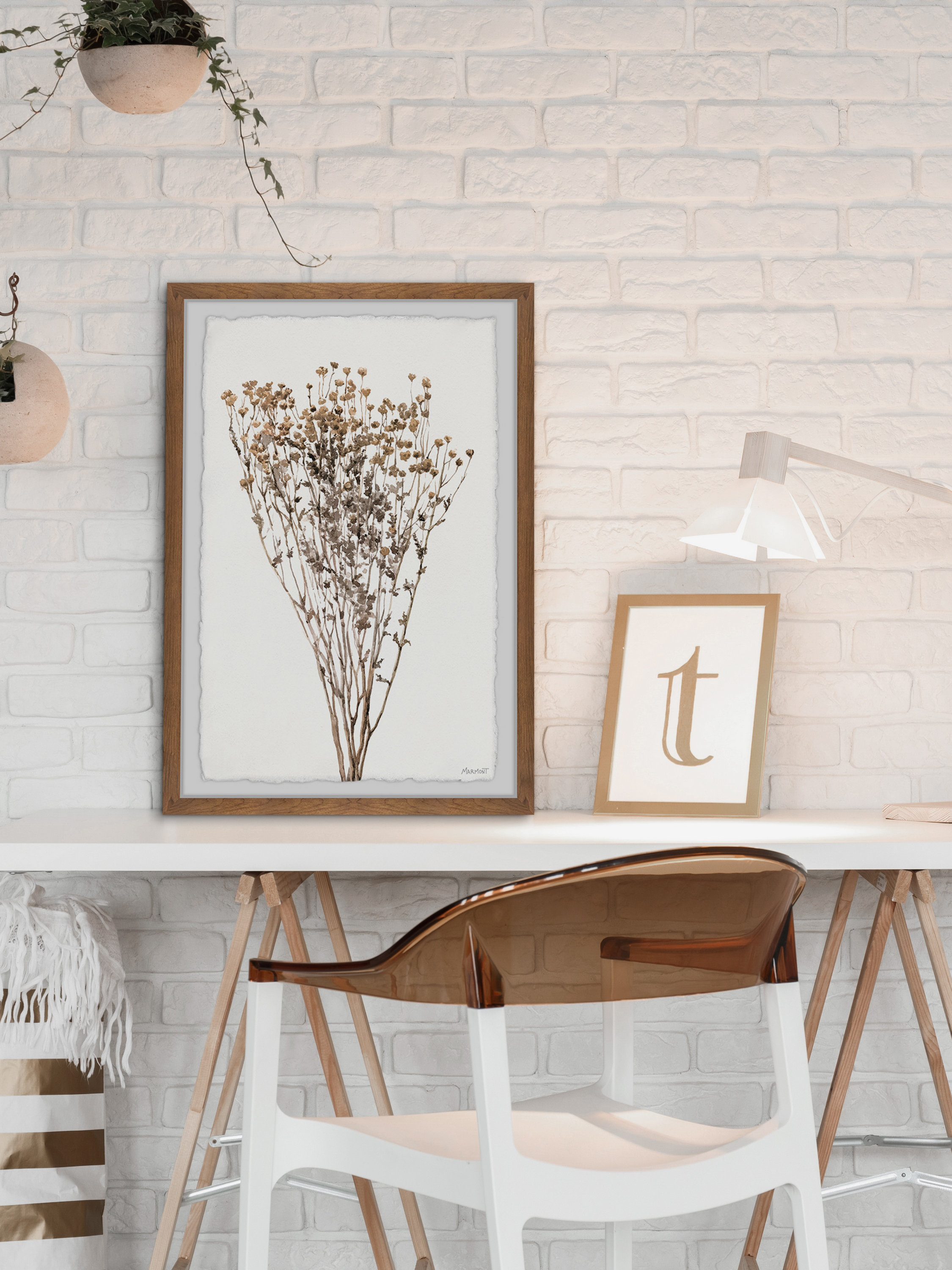 August Grove 'Flowering Branches II' Framed Painting Print | Wayfair.ie