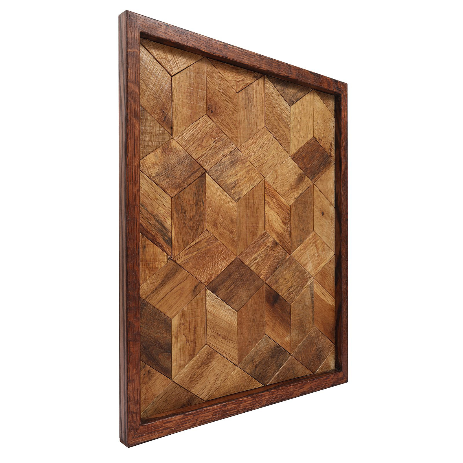 Millwood Pines Wall Décor Solid Wood Wall Sculpture Art, 18" X 18 ...