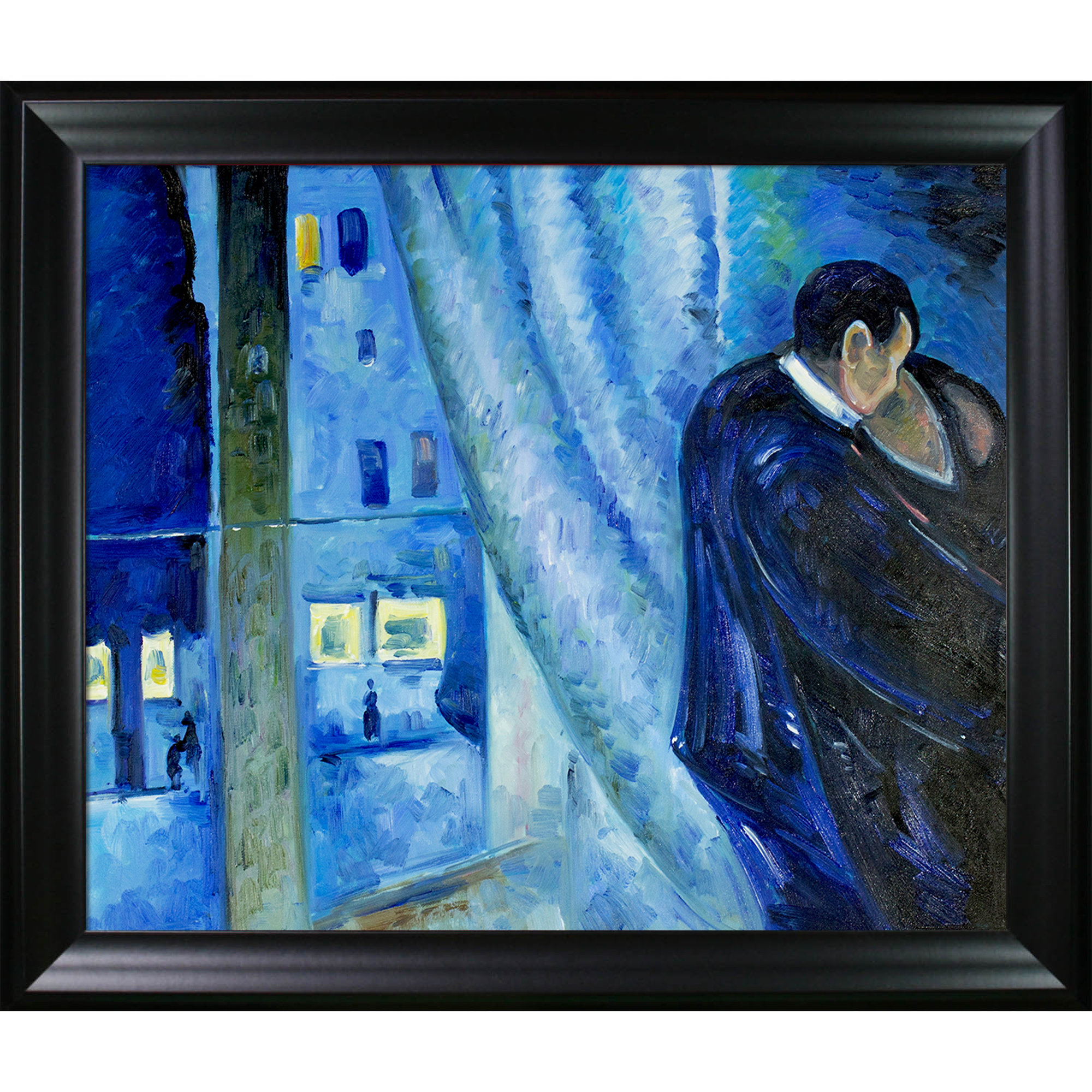 Tori Home 'Kiss by the Window 1892' by Edvard Munch - Picture Frame ...