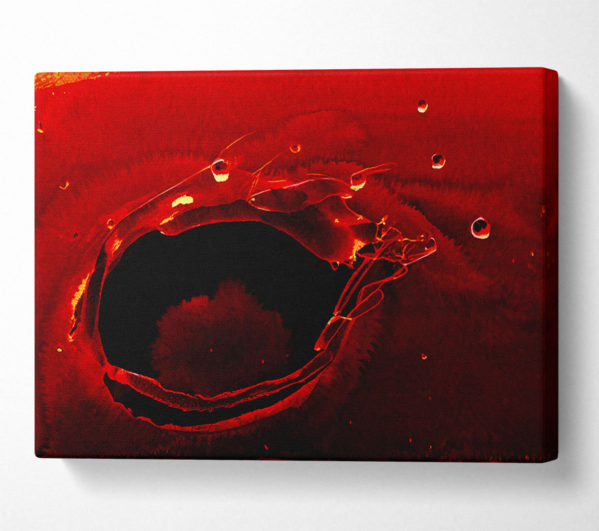 Metro Lane Red Water Splash - Print | Wayfair.co.uk