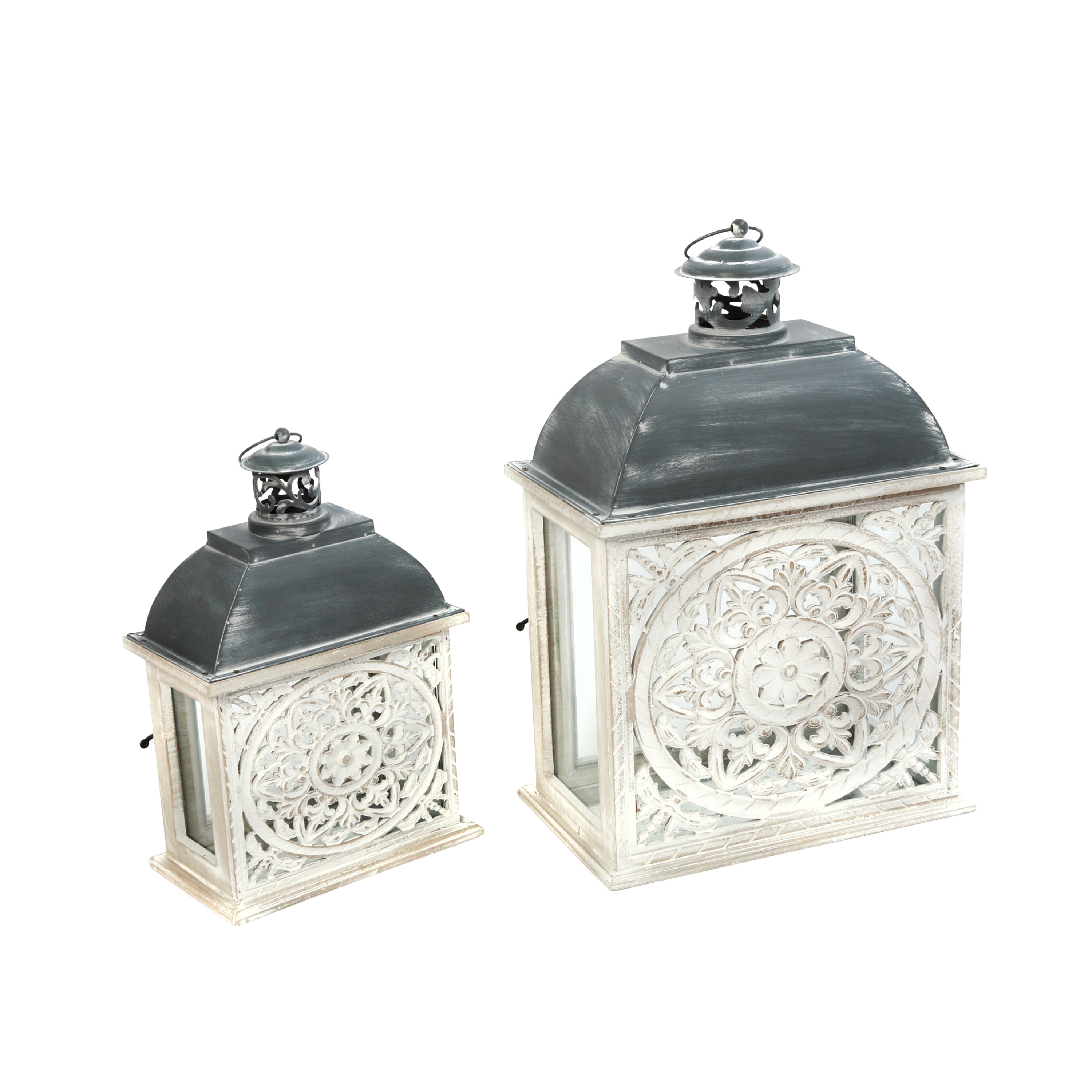 Gracie Oaks Nesting Rectangular Decorative Lanterns & Reviews | Wayfair