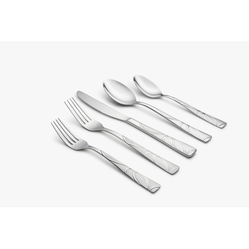 Cambridge Silversmiths Cambridge Sasha Sand 20-Piece Flatware Set | Wayfair