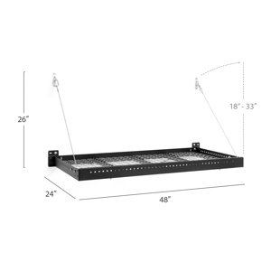 NewAge Products 33" H x 48" W x 24" D Pro Series Storage Rack & Reviews ...