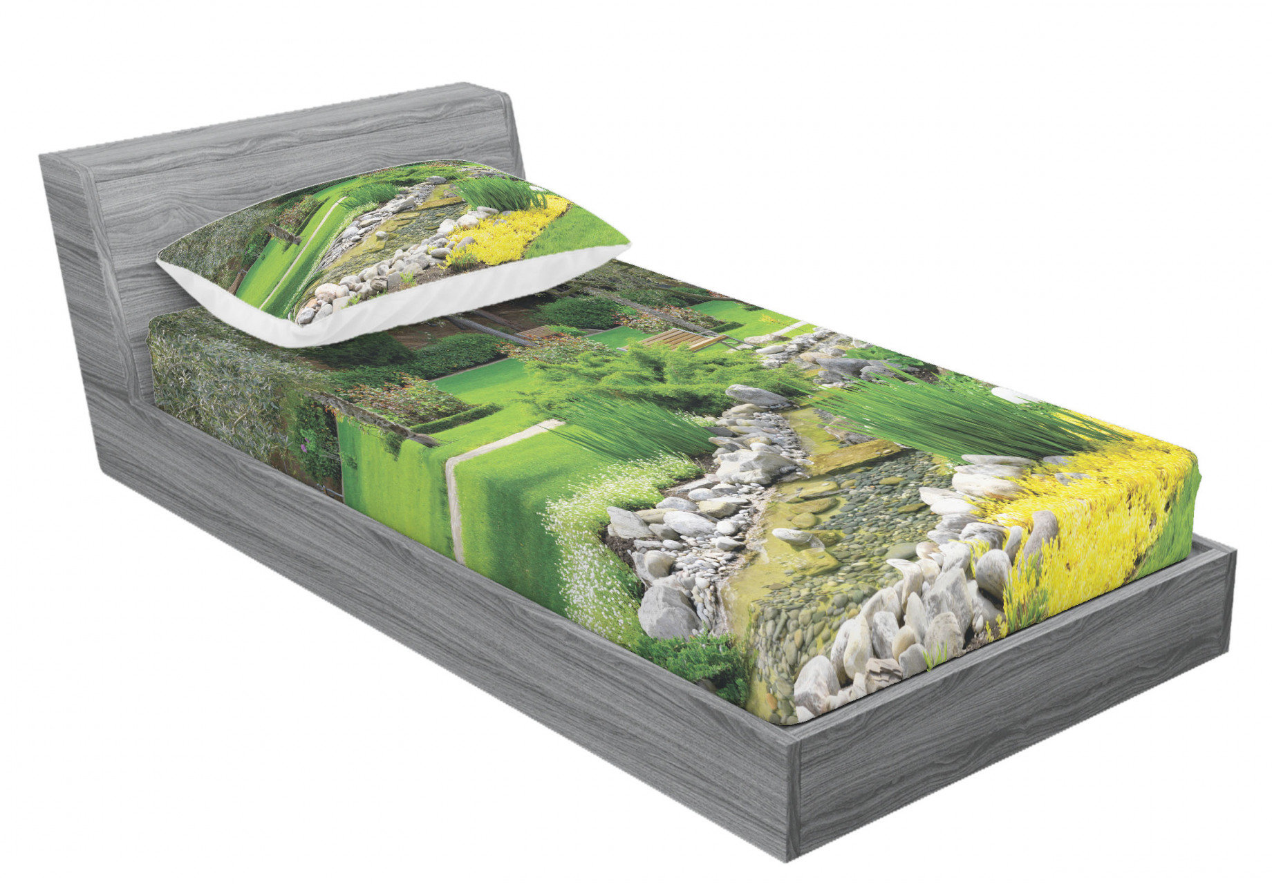 Ambesonne Japanese ParkRecreational View Sheet set | Wayfair