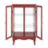 Astoria Grand 2 Doors Curio Cabinet with Tempered Glass Doors | Wayfair