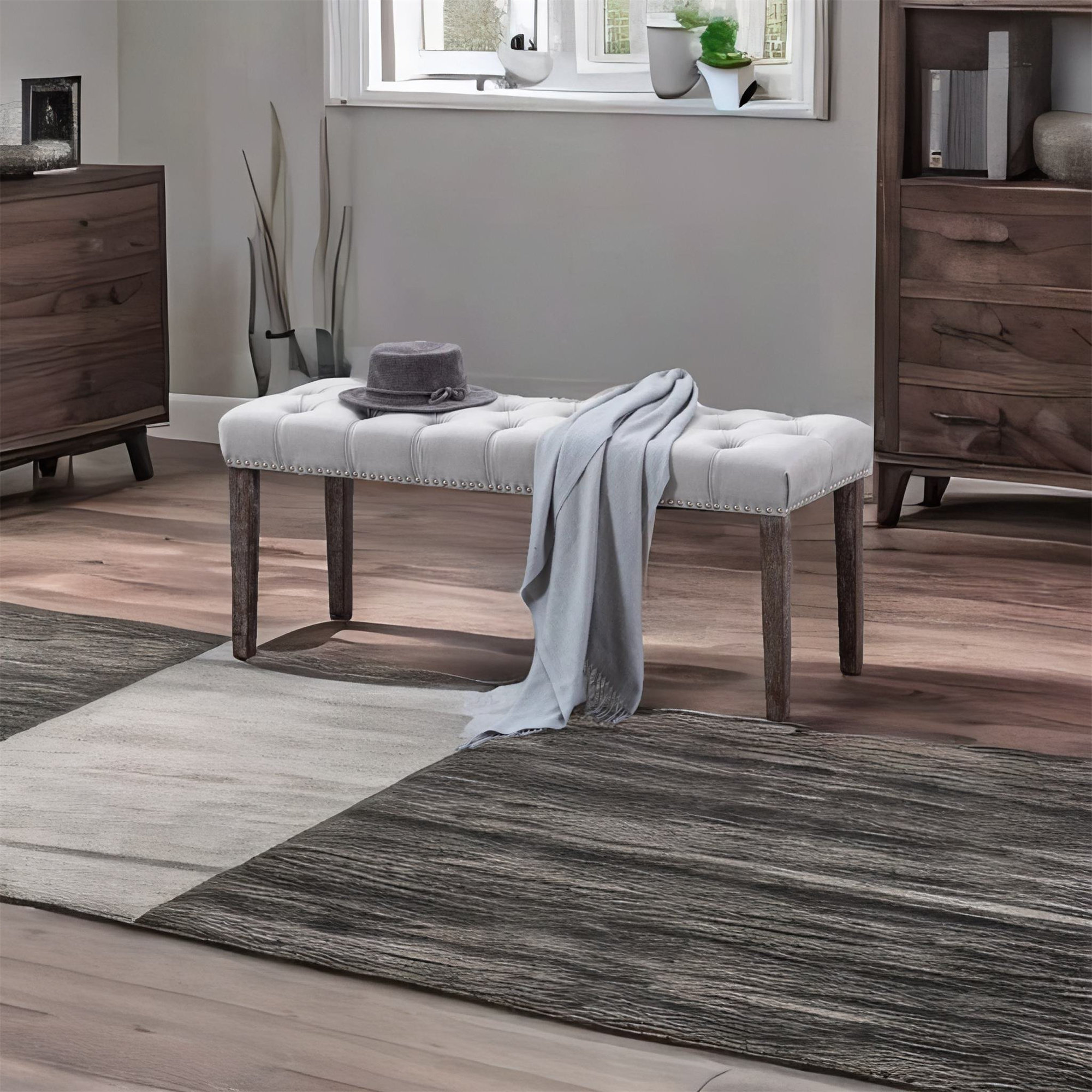 House of Hampton® Dashima Upholstered Bench | Wayfair